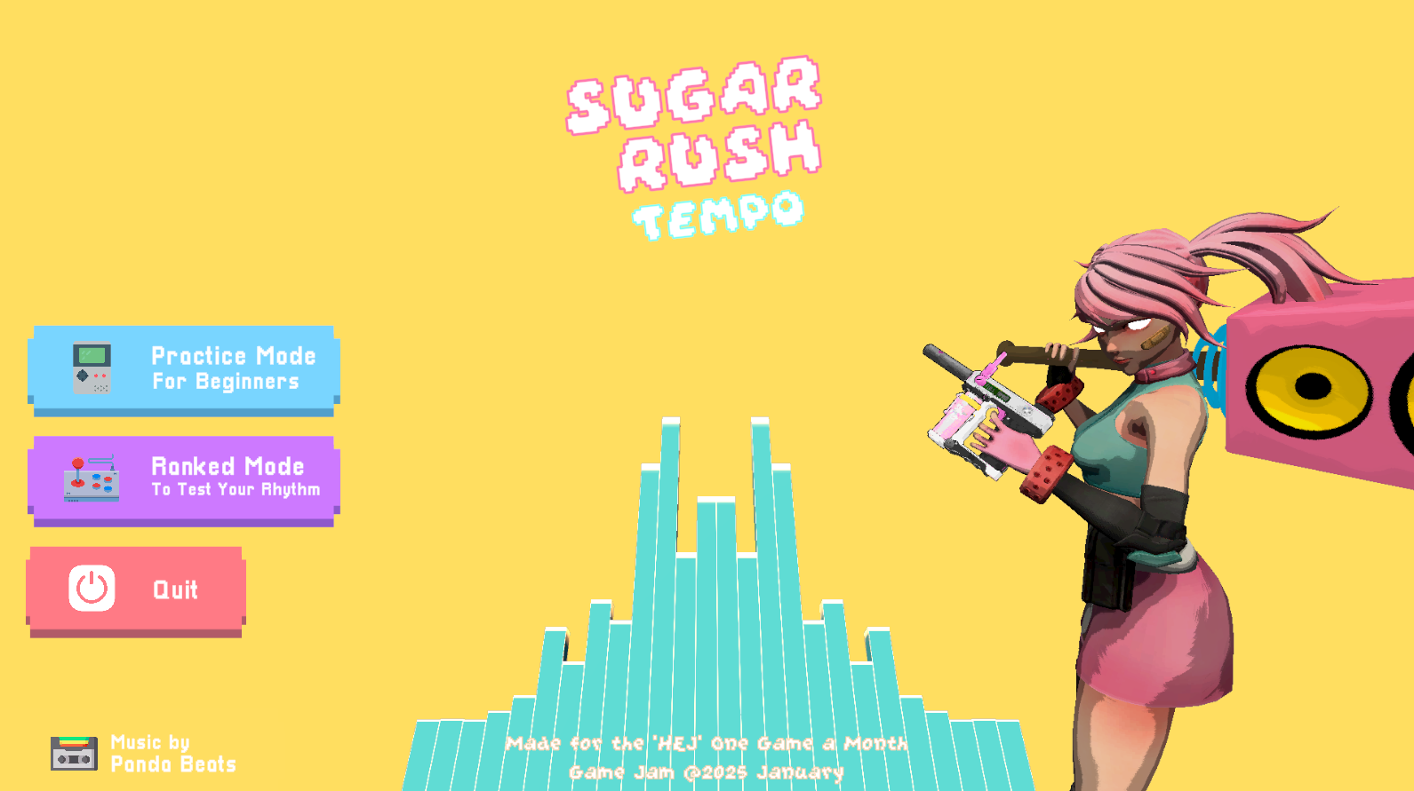 Sugar Rush Tempo by Kris for HEJ 2025 Január - itch.io