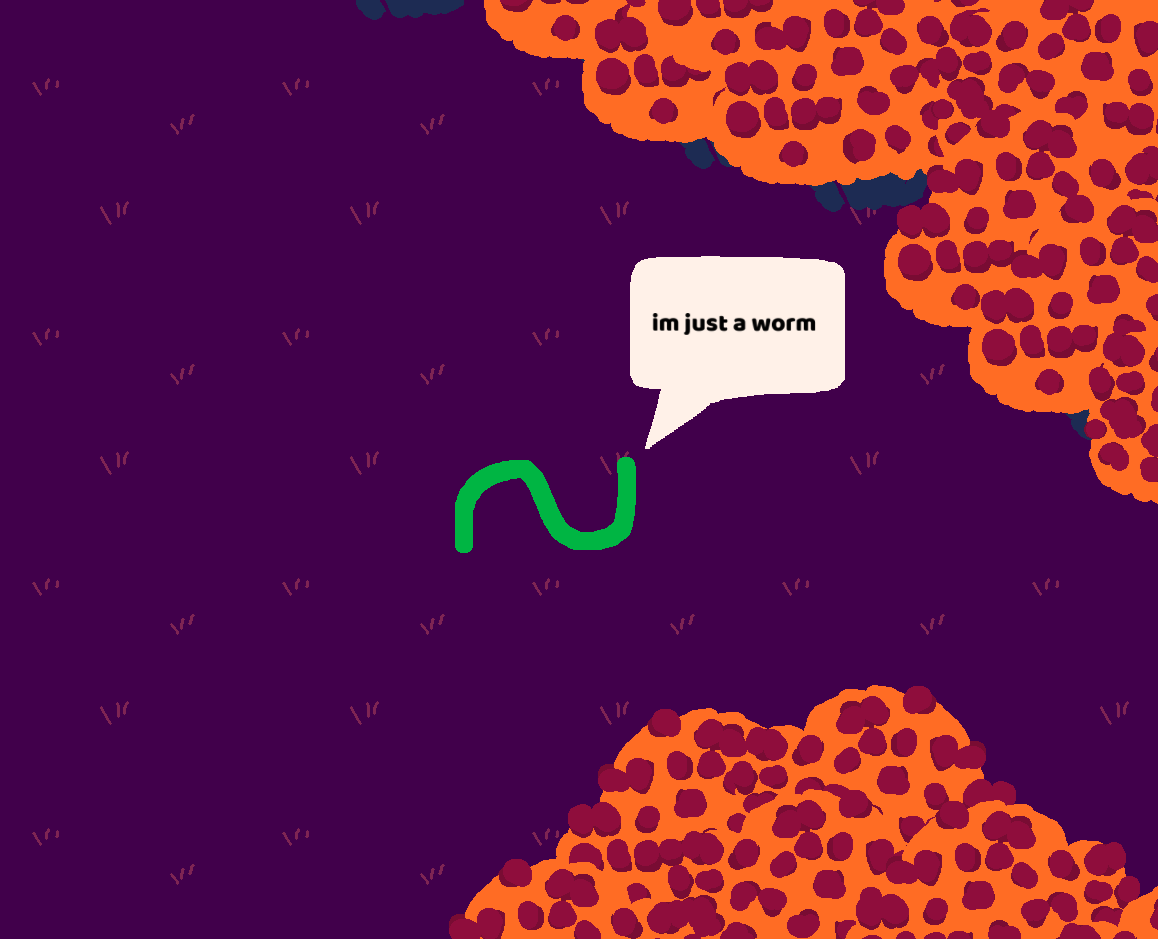 play the worm game - im just a worm by Kjell Håftén