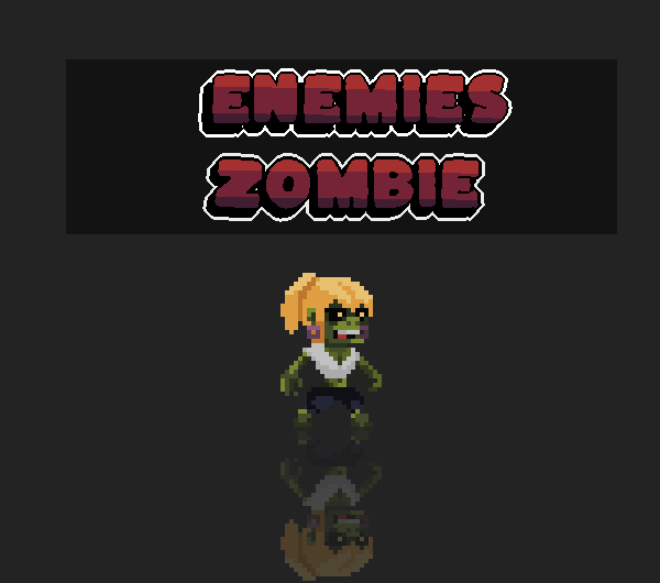 Enemies Series - Female Zombie by Dead Pixels
