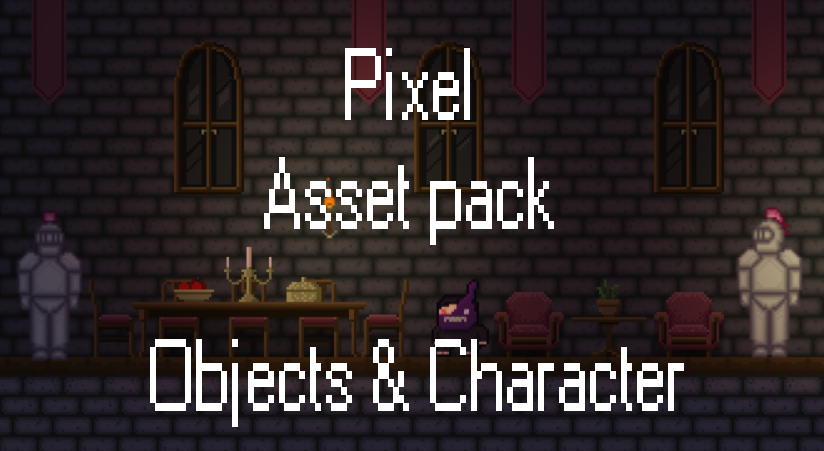 Pixel Asset Pack- Castle- 32x32 tile size by KAdala