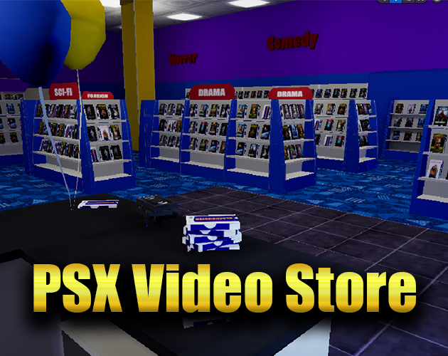 PSX Video Store Asset Pack by Ink Ribbon