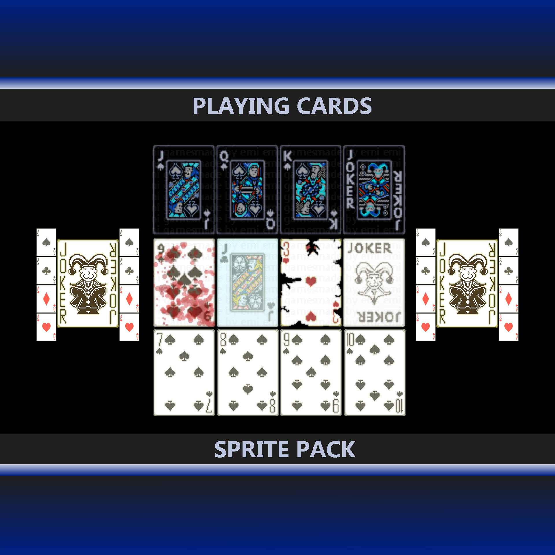 Playing Cards Sprites by EMI EMI GAMES