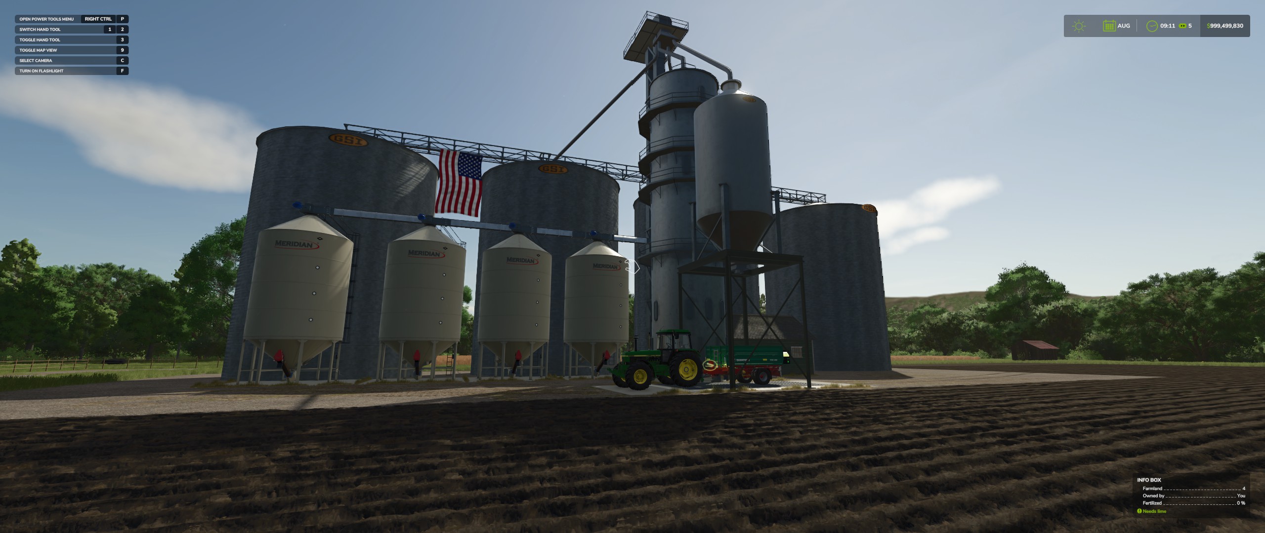 FS25 American Farm Silo by asylummodding