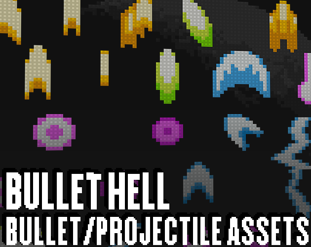 BULLET HELL | Bullets & Projectiles Assets by CURSED OFFERINGS