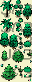 Devlog - Trees Tileset with 31 assets by JAB