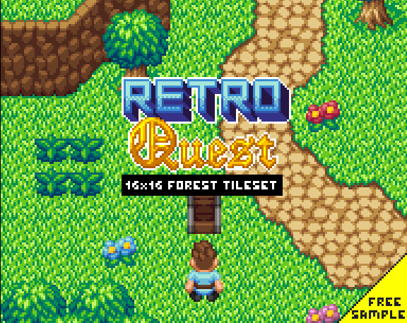 Forest Tileset - Retro Quest by Retro Quest - Asset Pack