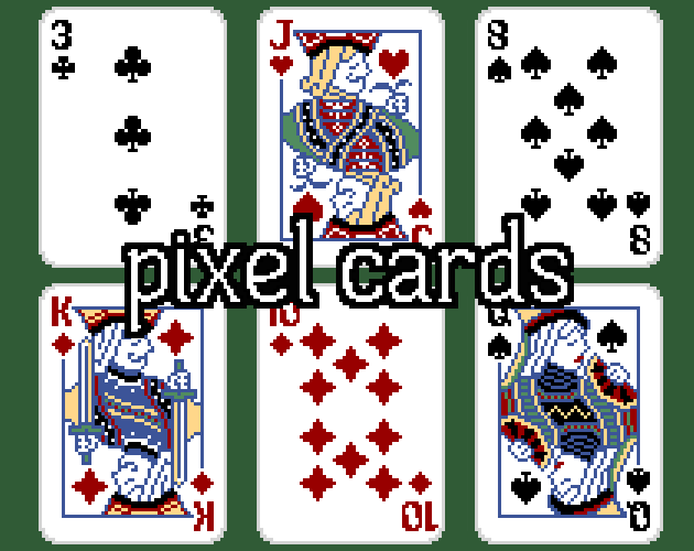 Pixel Playing Cards - Asset Pack by dallas