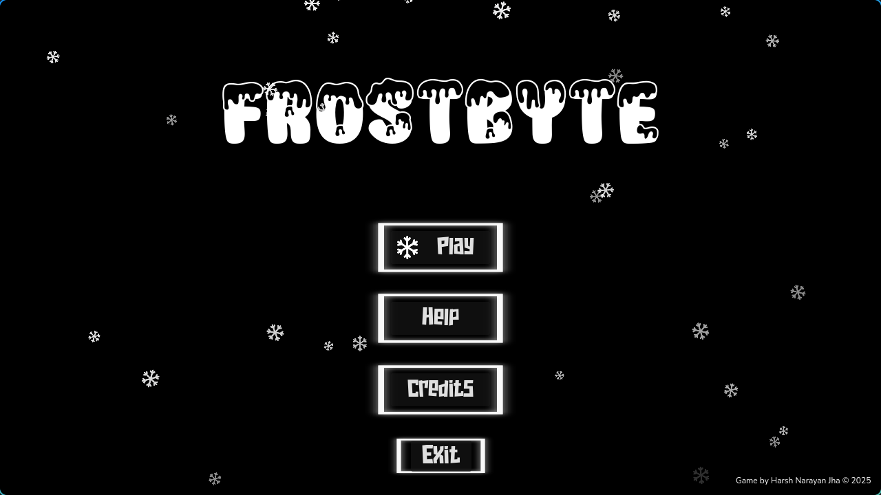 Frostbyte by HarshNarayanJha for 1-BIT JAM #5 - itch.io