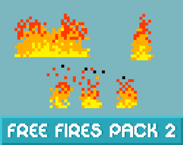 2D Fires Pack 2 by Tekila