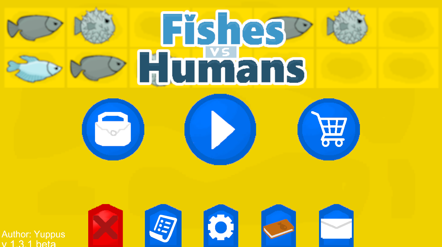 Fishes vs Humans by Yuppus