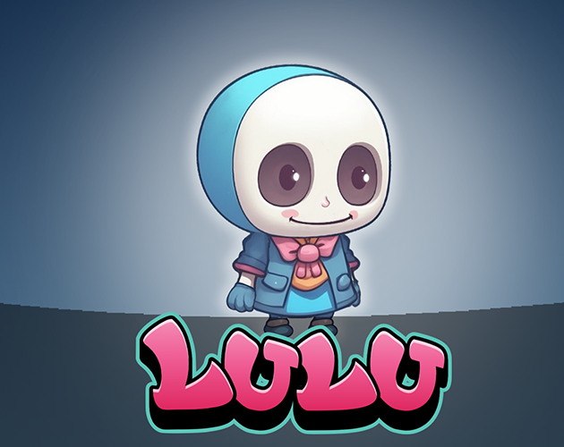 Lulu - 2D Animated Character (Spriter) by Gamelauncher Shop