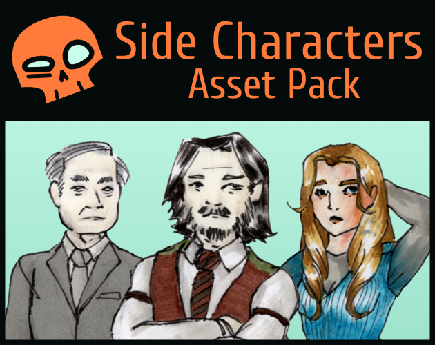 Sprite Pack - Side Characters by Bigeishe