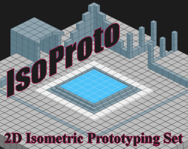 IsoProto - 2D Isometric Prototype Tileset by XSKR