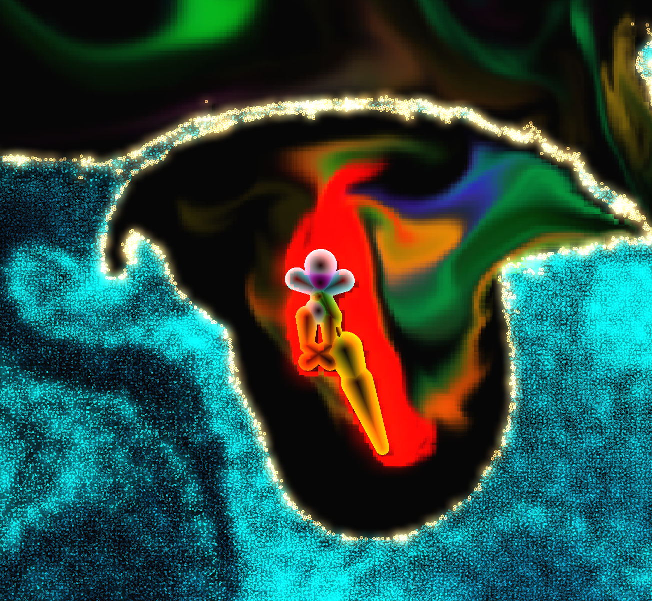 Multithreaded Cpu Rendering And Fluid Sim Interactive Fluid By Seanim