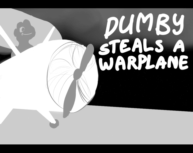 Dumby steals a war plane by DinoStar Bros