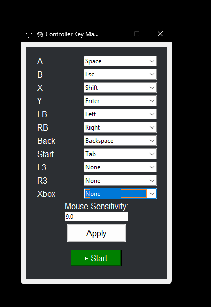 Controller Mapper by HelloByeLetsNot