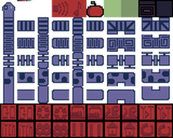 snake asset with buttons for ui(free) by darbick