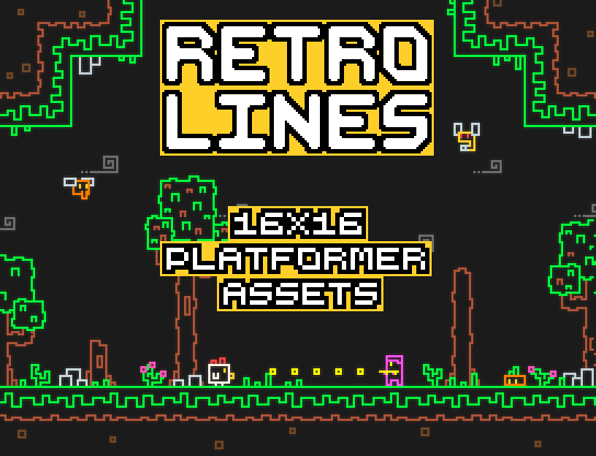10/10/25 (v3.1) Halloween Haunting! - Free Platformer - Retro Lines ...