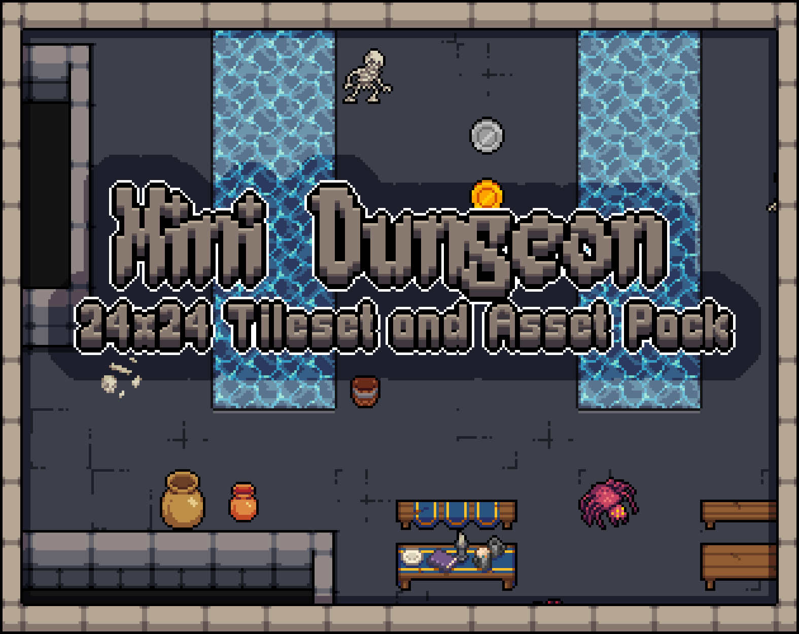 Mini Dungeon Tileset [16x16] by Meaghan