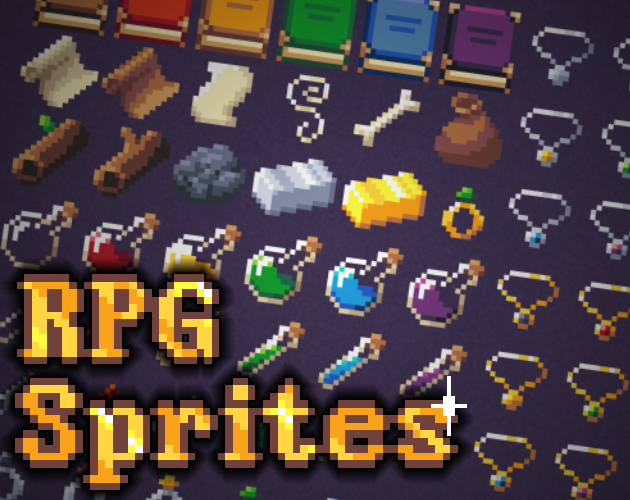 16x16 RPG Items Pack by Pine Druid