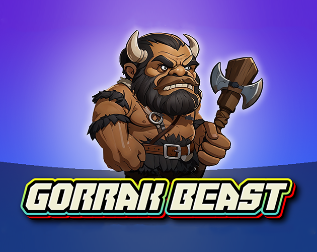 Gorrak Beast - 2D Animated Character (Spriter) by Gamelauncher Shop