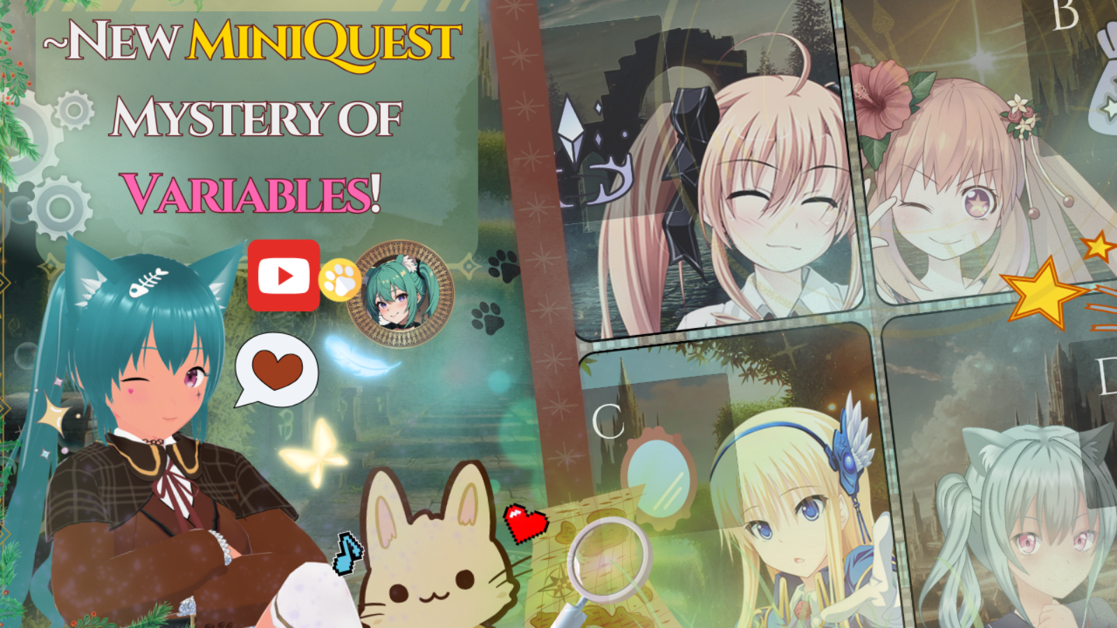 New MiniQuest - Can you solve the Python & Ren'Py Mystery of Variables? - itch.io