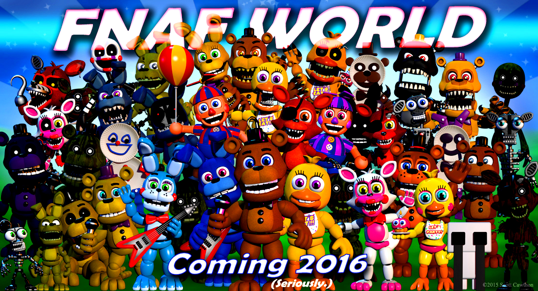 FNAF WORLD (Scratch Port) by MLB Games