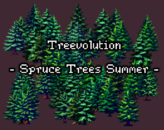 Treevolution -Spruce Trees Summer- by Data_Illusion_Studios