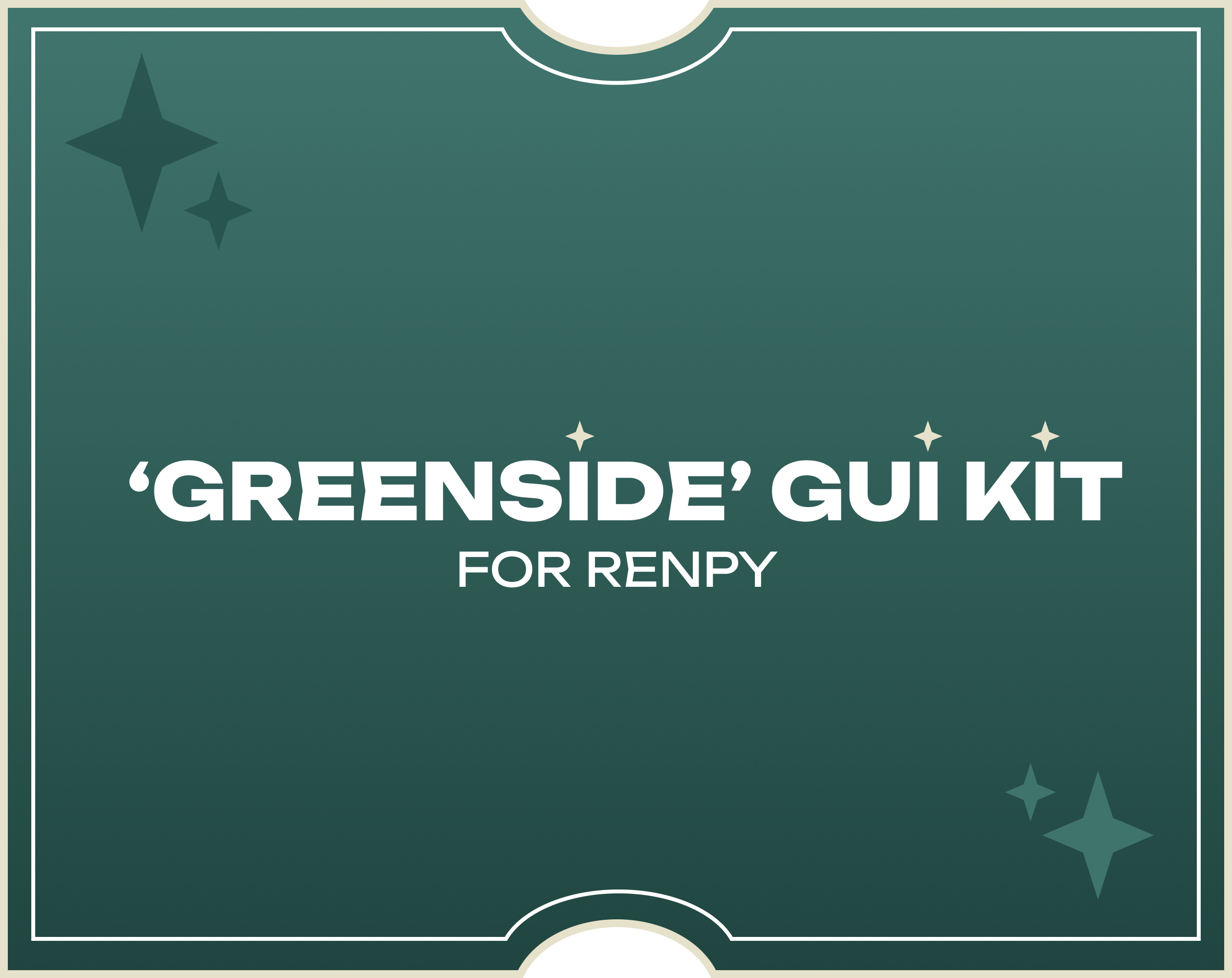 Greenside GUI Kit for Ren'Py by Ren 🌧