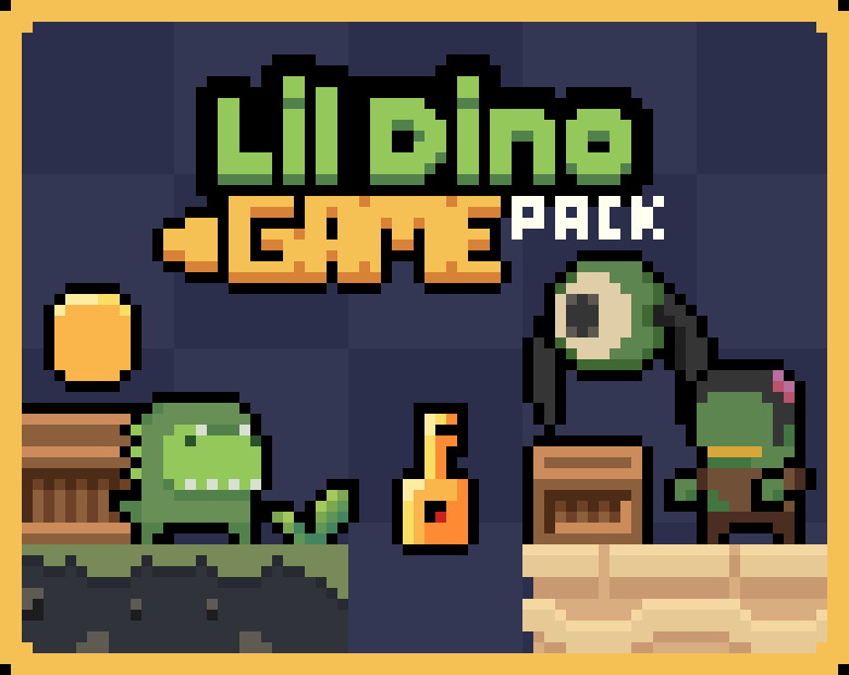 Lil Dino - Game Asset Pack by Luke Productions