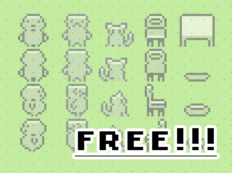 Free Gameboy Sprites!!! by kingfisher
