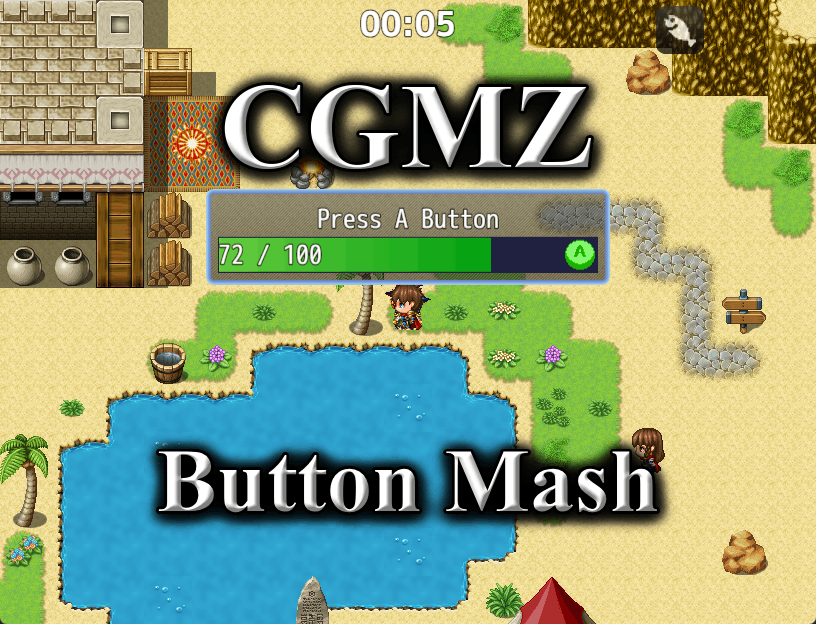[CGMZ] Button Mash for RPG Maker MZ by Casper Gaming