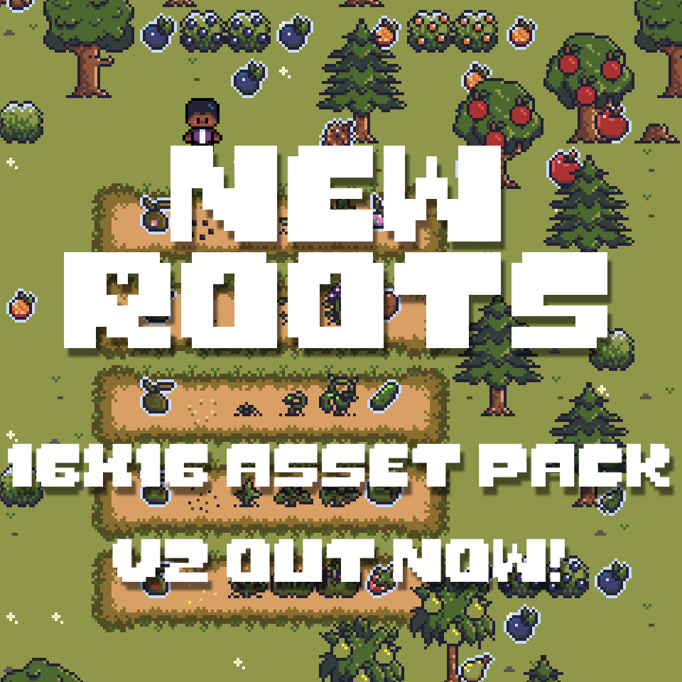 New Roots - Asset Pack (16x16) by amphirevu