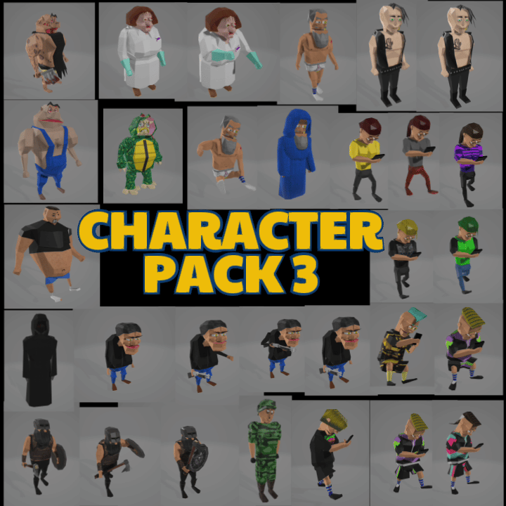 CHARACTER PACK 3 IS HERE!!! - Character Pack 3 by Sloppy Joe Studios