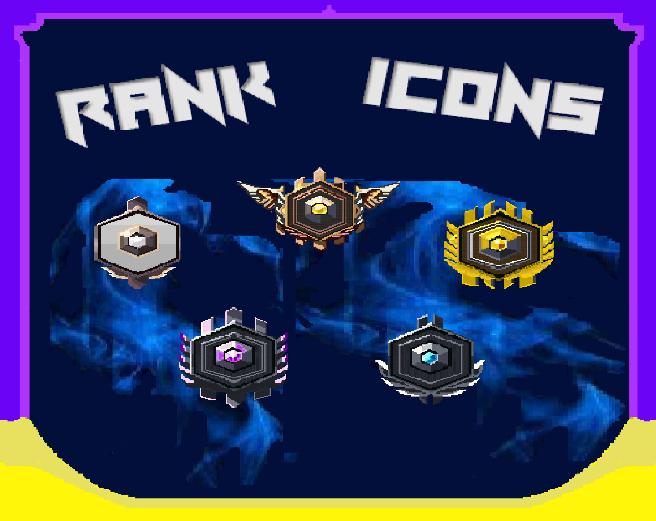 Game Rank Badges by EaselEnchanter