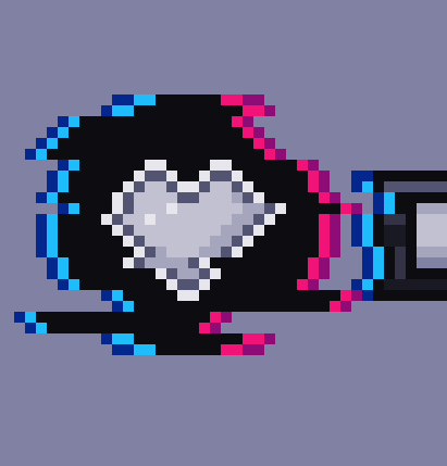 Glitch Health Bar by LoneGhostPxlArt