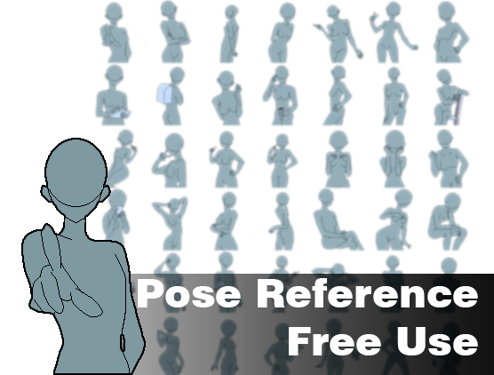 Editable Reference Poses Pack by RazielNozac