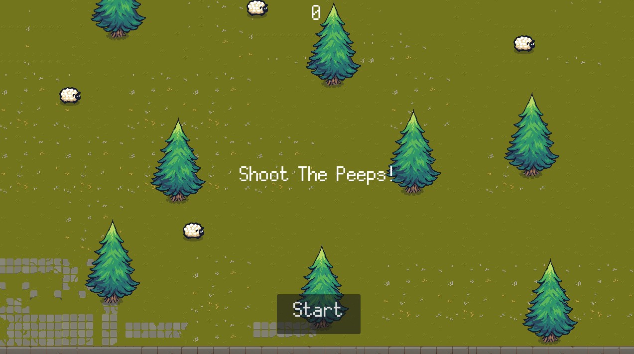 Shoot The Peeps by jchender for Spring 2025 Game Jam: CS 329E - itch.io