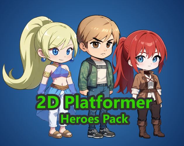 First release - 2D Platformer Characters Bundle (Spine & Sprites) by ...