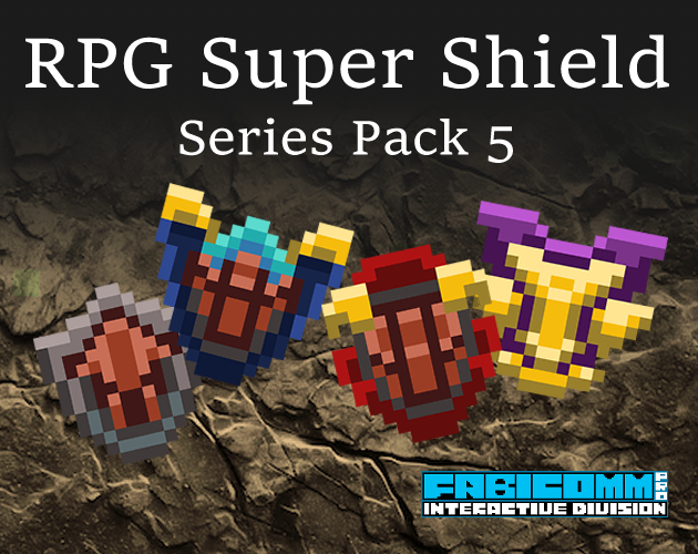 RPG Super Shield Series - Pack 5 by Fabicomm Pro.