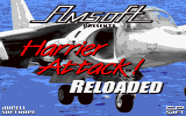 DSK edition for 464+/6128+ released - Harrier Attack Reloaded by CP Soft