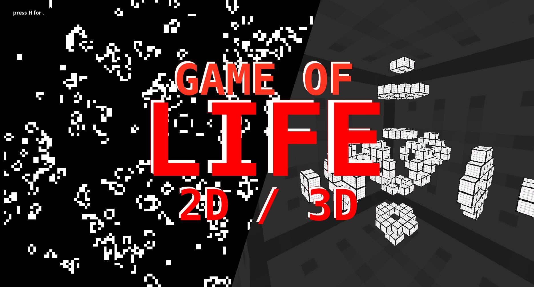 The Game of Life: 2D/3D by jan Aku