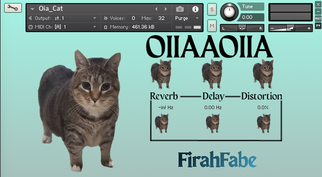 OIIAAOIIA Cat VST by FirahFabe