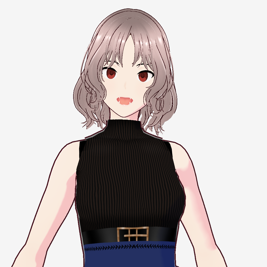 Visual novel character by TheBlackSun