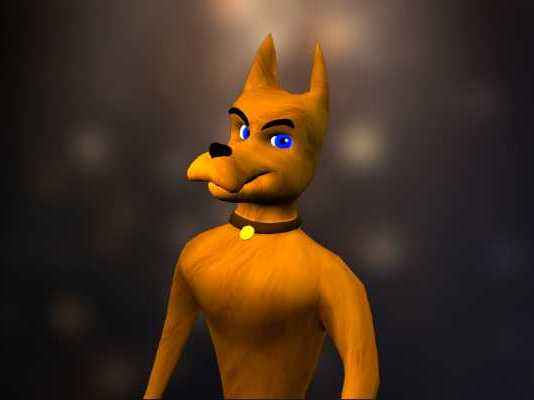 Simple Furry Dog Avatar for VRChat by TzapfronPresents