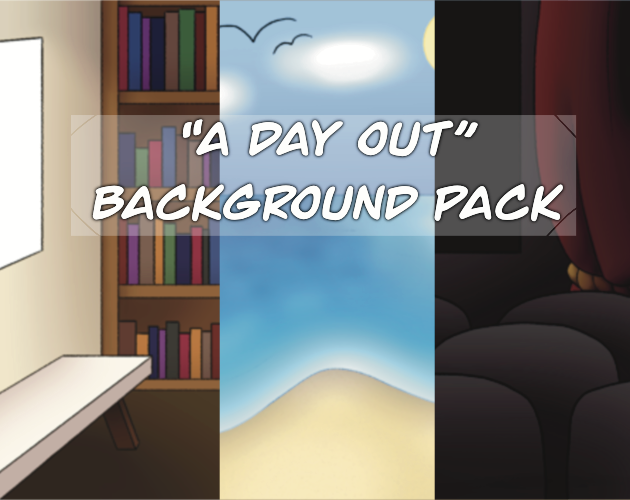 "A Day Out" Background Pack by Skylily Wolf
