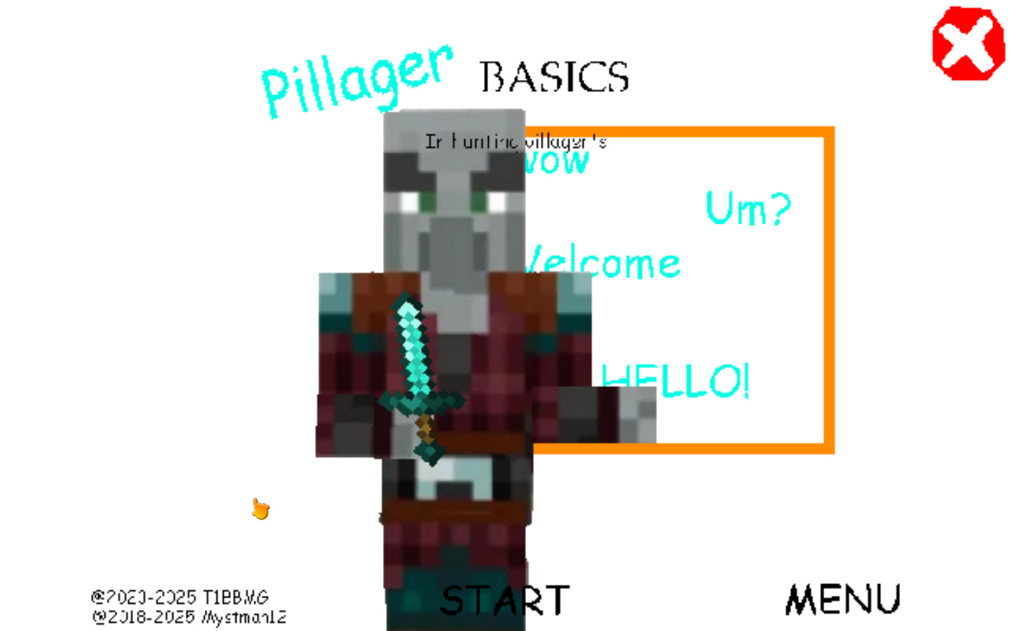 Pillager basics in hunting Villager's by THAT1BALDIBASICSMODDERGUY
