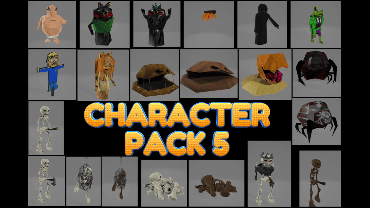 CHARACTER PACK 5 IS HERE!!! - Character Pack 5 by Sloppy Joe Studios