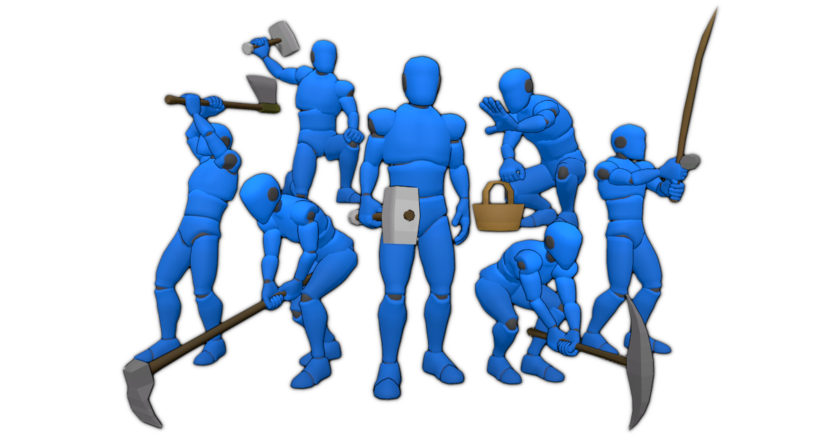 Human Crafting Animations by Kevin Iglesias