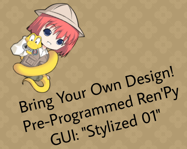 Stylized 01 - Ren'Py GUI Code Template by tofurocks